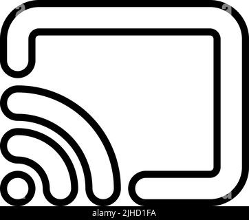 Screencast Icon set. Vector illustration Stock Vector Image & Art - Alamy