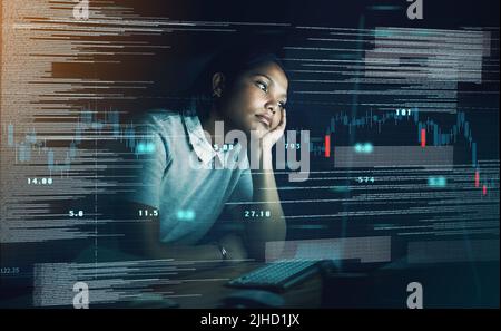 Delay tactics never made a deadline. a young businesswoman looking ...