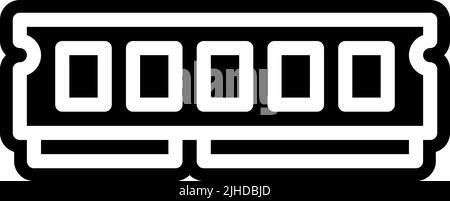 RAM for desktop computer, memory stick isolated on white background ...