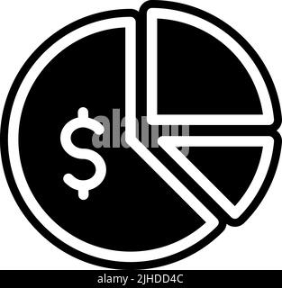 Investment pie chart asset allocation for diversification, financial ...