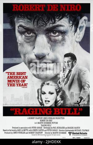 ROBERT DE NIRO POSTER, RAGING BULL, 1980 Stock Photo - Alamy