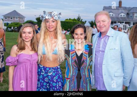 Regina Mukhtarova and Dr. David Shusterman attend the Southampton ...