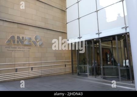 Sydney, Australia. 18th July 2022. ANZ Bank has agreed to buy Suncorp's banking arm for almost ...