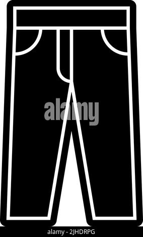 cargo pants clothes color icon vector illustration Stock Vector Image ...