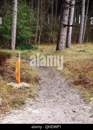 Sign: bridle path, horseshoe Stock Photo - Alamy