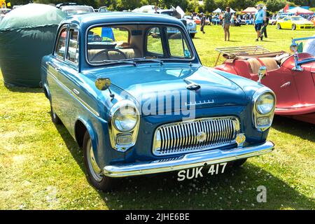 vintage 1950s blue Ford Prefect Stock Photo - Alamy
