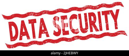 DATA SECURITY text written on red rectangle stamp sign Stock Photo - Alamy