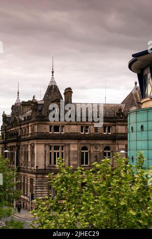 View of the Guild Hall, captured from the top of the Concert Hall in ...