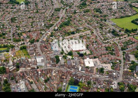 An aerial view of the Shropshire town of Telford Stock Photo - Alamy
