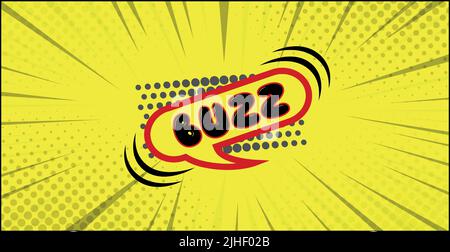Comic lettering BUZZ on white background - Vector illustration Stock ...