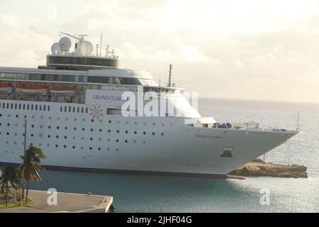 Costa Grand Classica cruise ship docked at Seaspan shipyards Stock ...