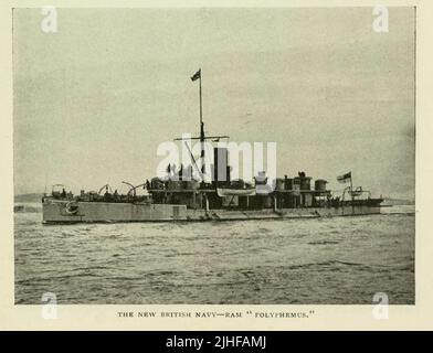 HMS Polyphemus was a British royal navy ironclad, torpedo ram with ...