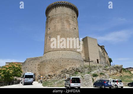 The medieval castle of Tricarico, a rural village in the Basilicata ...