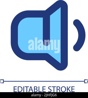 Change ringer volume flat color ui icon Stock Vector Image & Art - Alamy