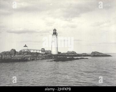 Massachusetts - Graves. The Graves Light Station, Boston, Massachusetts ...