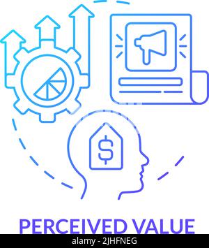 Perceived value concept icon Stock Vector Image & Art - Alamy