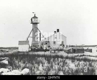 Massachusetts - Monomoy Point. Monomoy Point Light Station ...
