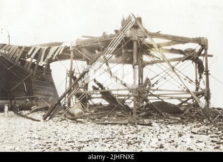 Massachusetts - Narrows. Ruins of Narrows Lighthouse, 2nd District ...