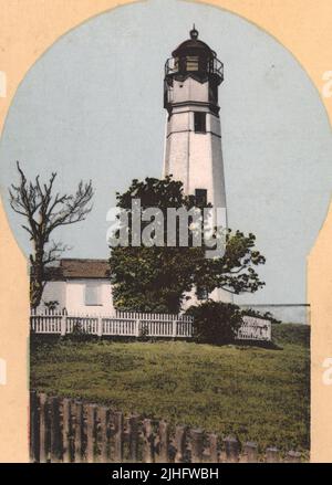 New York - Eatons Neck. Eatons Neck Light Station, New York Stock Photo ...