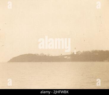 New York - Eatons Neck. Eatons Neck Light Station, New York Stock Photo ...