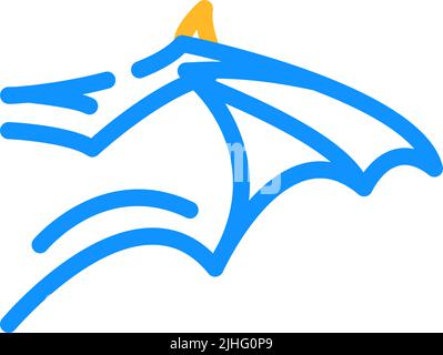 gargoyle wing icon color illustration Stock Vector Image & Art - Alamy