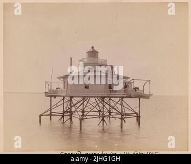 Virginia - Smith Point. Smith Point Light Station, Virginia Stock Photo ...