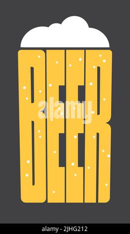 beer glass drink Stock Vector Image & Art - Alamy