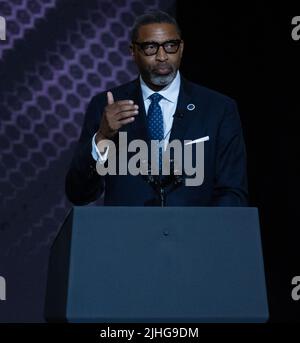 NAACP President and CEO Derrick Johnson arrives at the 56th NAACP Image ...