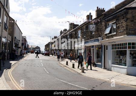 Main Street, Seahouses village, Northumberland, England Stock Photo - Alamy