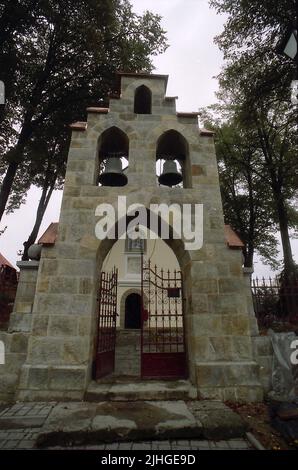 WADIWICE /POLAND Country life church and cemetary or graveyard (Photo ...