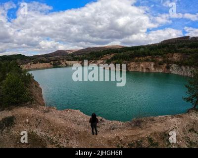 A view of Lake Skrabske in Slovakia Stock Photo - Alamy