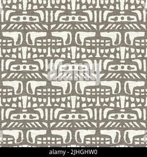 Hand drawn doodle linen effect texture pattern. Seamless woven natural ...