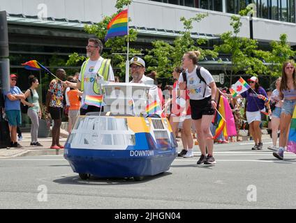 The Halifax Pride Parade through streets of city. NS Premier Tim ...
