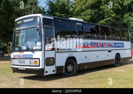 National express coach coaches buses parked at the bus station Leeds ...