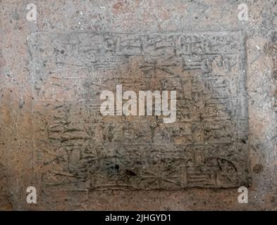 Stamped bricks with an inscription of Nebuchadnezzar II - Babylon 6th ...