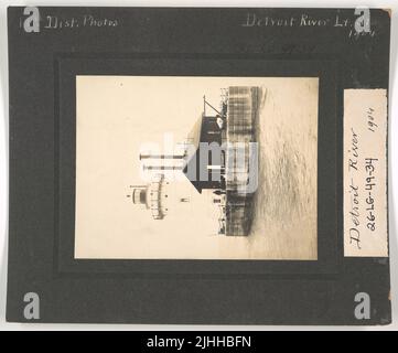 MI - Detroit River. Detroit River Light Station, Michigan Stock Photo ...