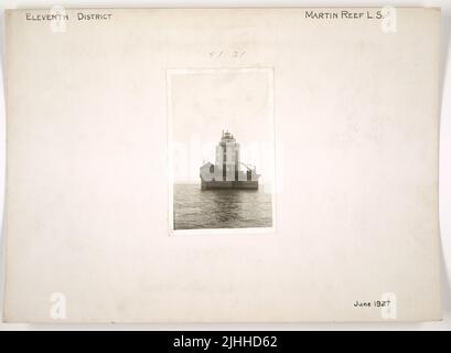 MI - Martin Reef. Martin Reef Light Station, Michigan Stock Photo - Alamy