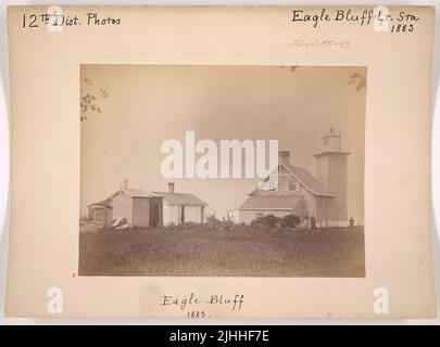 WI - Eagle Bluff. Eagle Bluff Light Station, Wisconsin Stock Photo - Alamy