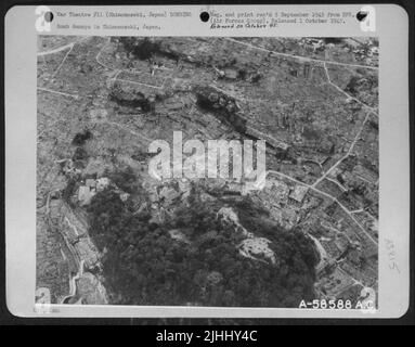 Bomb Damage In Shimonoseki, Japan Stock Photo - Alamy