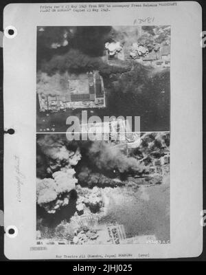 Hiro Naval Aircraft Plant At Kure, Japan, During The Strike Of May 5 ...