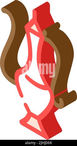 arabian vessel isometric icon vector illustration Stock Vector Image ...