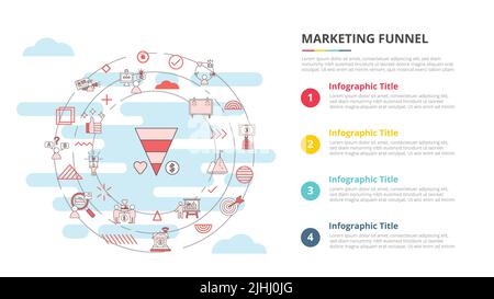 Funnel Graphic Showing 1 3 Concept
