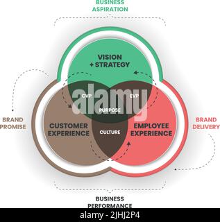 Brand strategy venn diagram has vison, image and culture is key to ...