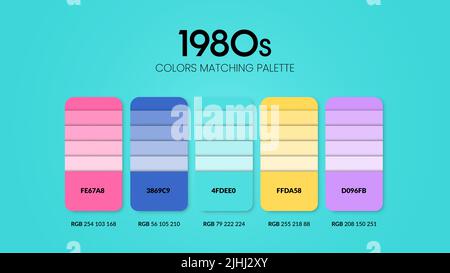 Colour theme color palettes or color schemes are trends combinations ...