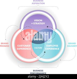 Brand strategy venn diagram has vison, image and culture is key to ...