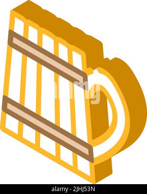 printed cup isometric icon vector illustration Stock Vector Image & Art ...