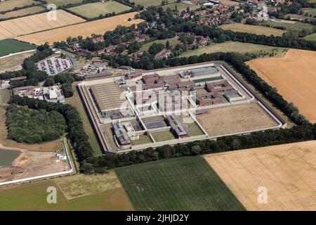 high down prison new cell block Stock Photo - Alamy