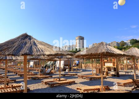 September 15 2021 - Constanta in Romania: Beach Plaja Modern on a sunny ...