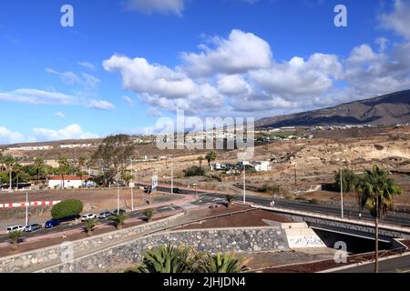 November 20 2021 - Costa Adeje, Tenerife, Spain: Tourist resorts at ...