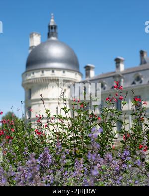 Château de Valençay in the Loire Valley, central France. Photographed ...